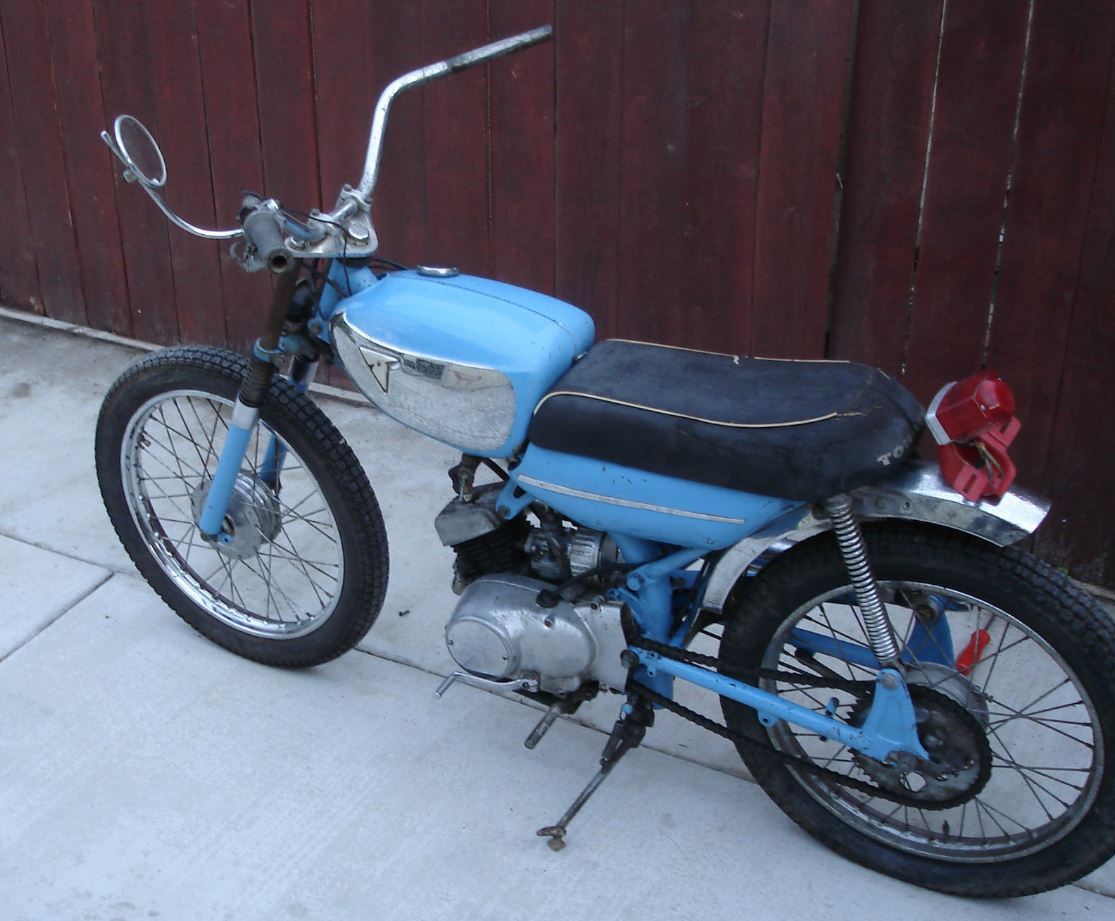 Needs Some Work – 1962 Tohatsu Runpet – Bike-urious