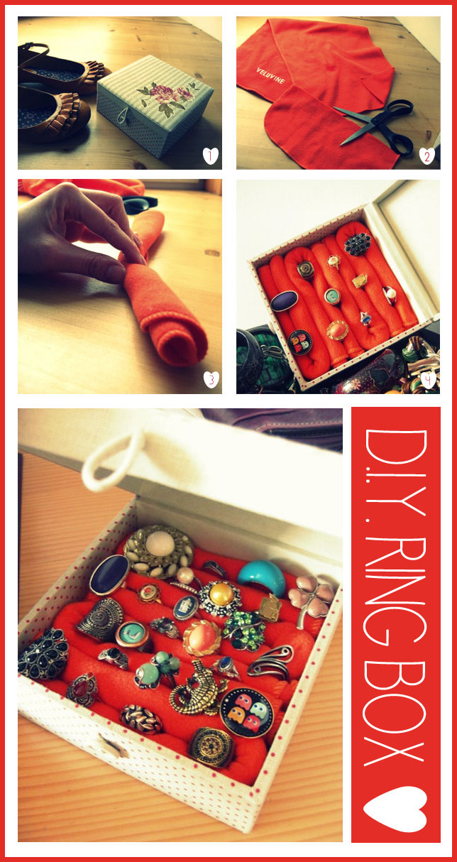 Pretty DIY Ring Box - Bombshell Bling