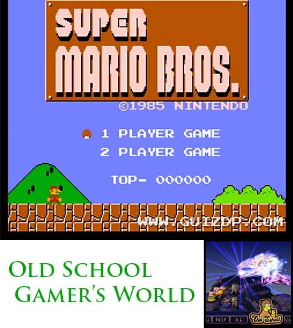 Old School Gamer's World: 1-up in Super Mario Brothers on NES