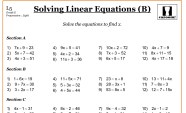 Mathematics Questions And Answers For Grade 3 KS3 Maths Worksheets