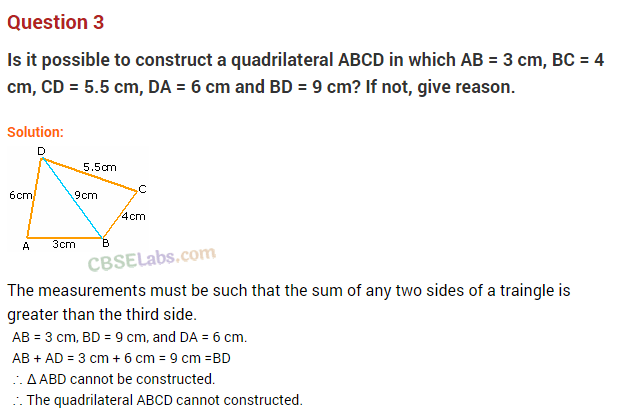 Practical Geometry Class 8 Extra Questions Maths Chapter 4 - CBSE Labs