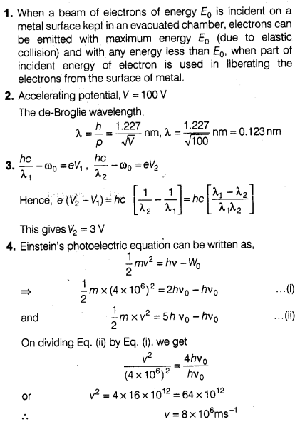 NEET Physics Chapter Wise Mock Test - Photoelectric Effect - CBSE Tuts
