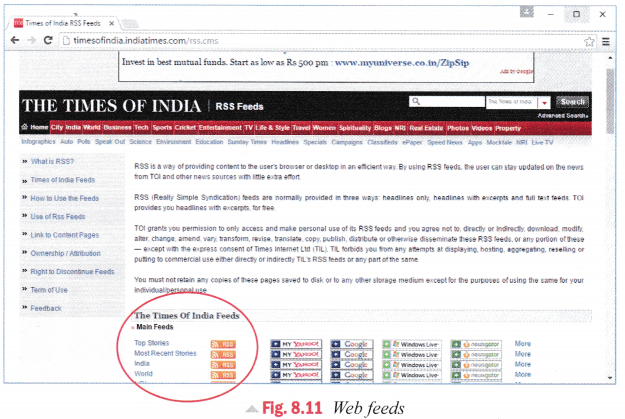 CBSE Notes for Class 7 Computer in Action - Internet Services - CBSE Tuts