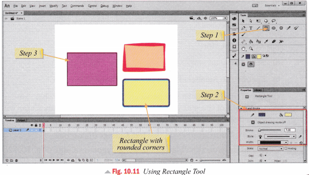 Cbse Notes For Class 7 Computer In Action Introduction To Adobe Animate Cc 2015 Cbse Tuts
