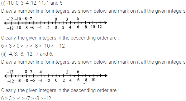 Selina Concise Mathematics Class 6 ICSE Solutions Chapter 6 Negative ...