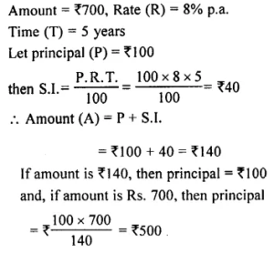 Selina Concise Mathematics Class 7 ICSE Solutions Chapter 10 Simple ...