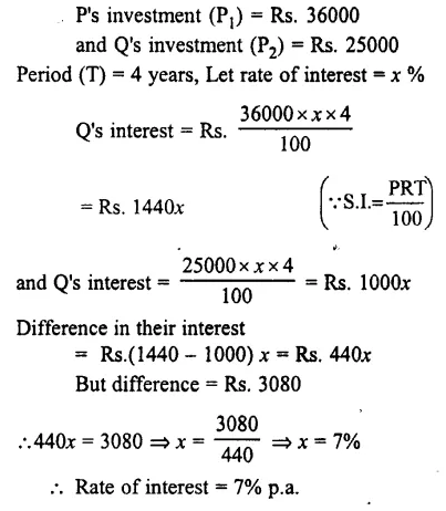 Selina Concise Mathematics Class 7 ICSE Solutions Chapter 10 Simple ...