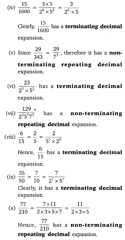 NCERT Solutions for Class 10 Maths Chapter 1 Real Numbers Ex 1.4 ...