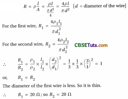 Resistivity or Specific Resistance : Definition, Unit and Solved Examples - CBSE Tuts