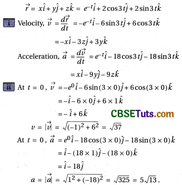 Three Dimensional Resolution of Vectors : Algebraic Representation - CBSE Tuts