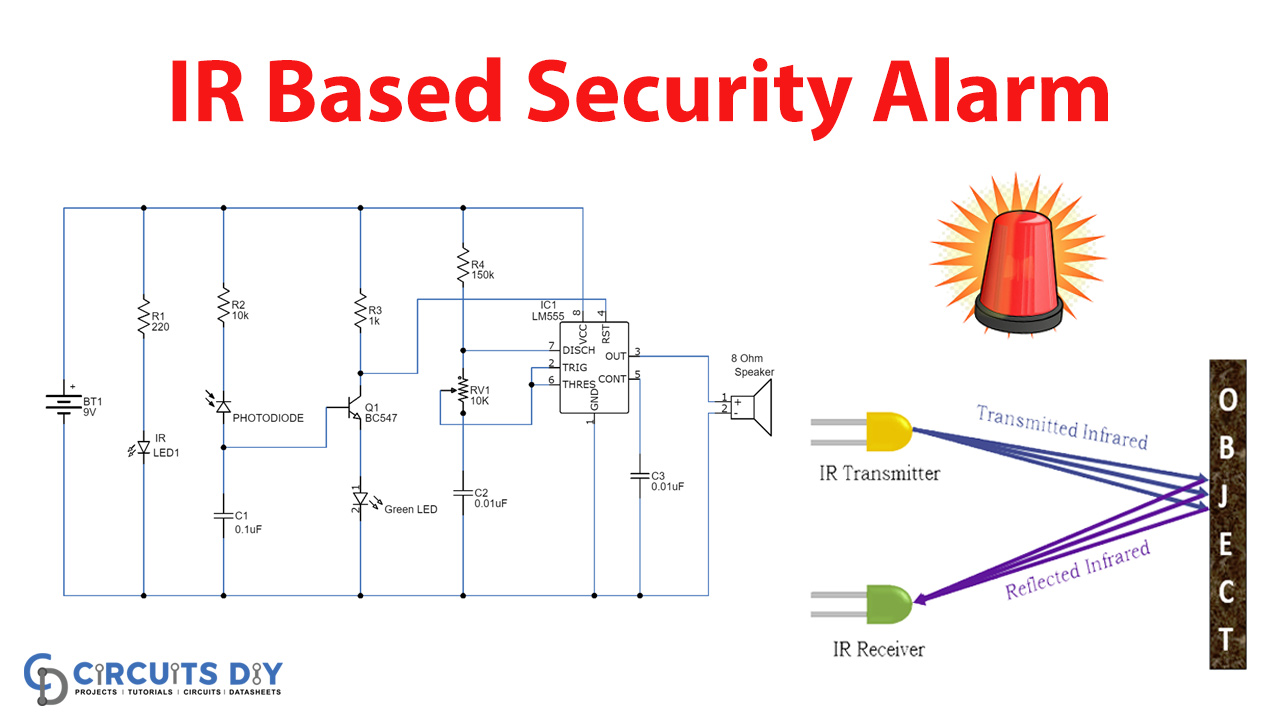 Ir Based Security System Circuit Diagram - Circuit Diagram