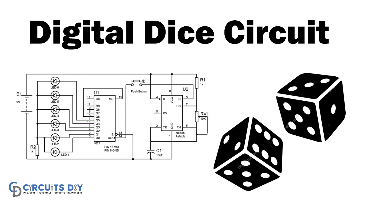 Simple Circuit Diagram For Electronic Dice