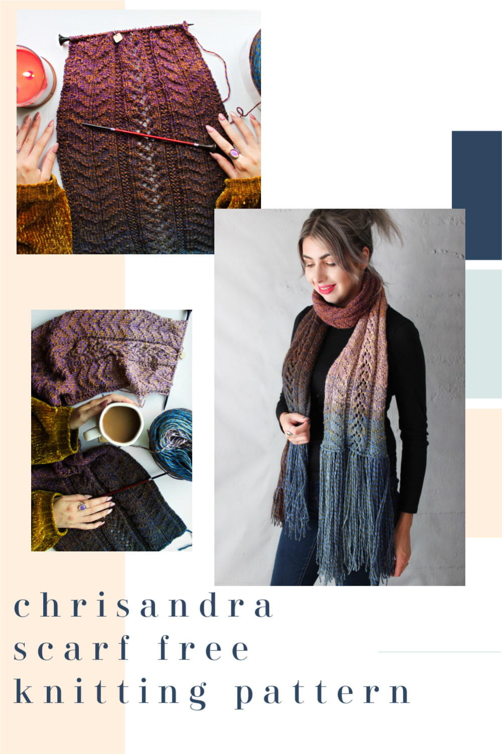 Chrisandra Scarf Free Knitting Pattern - CocoCrochetLee