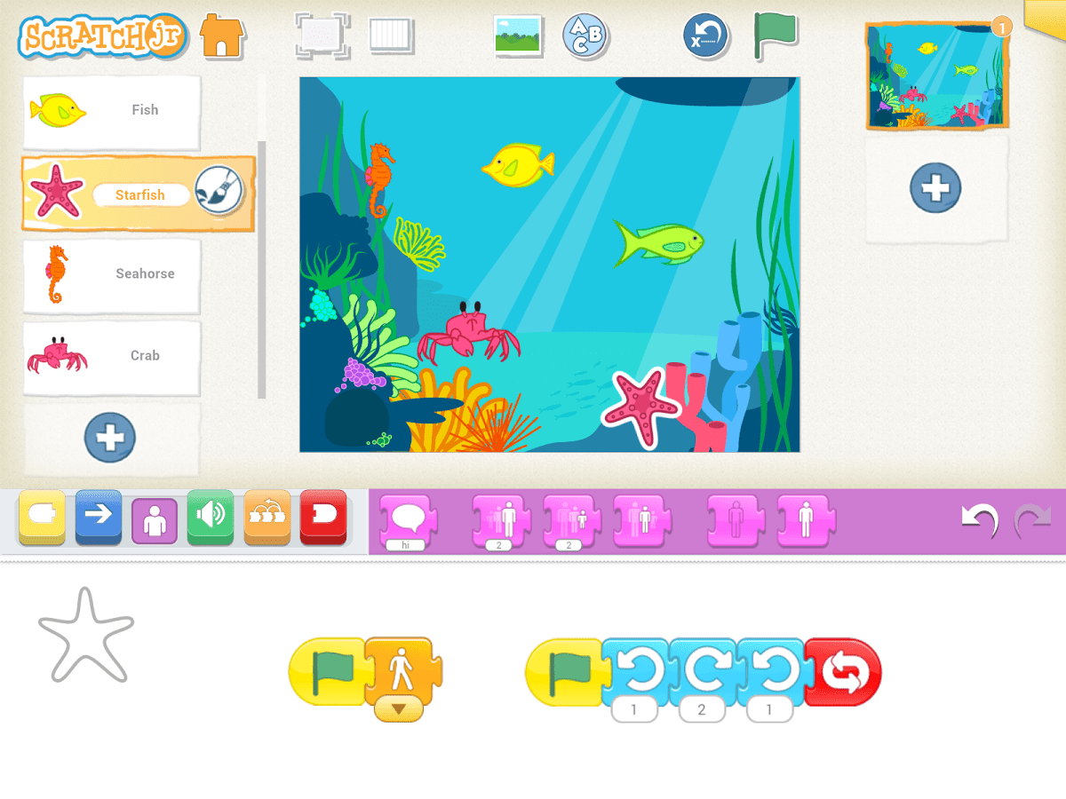 ScratchJr per tablet - CoderDojo Brianza