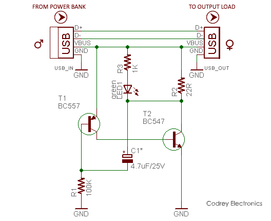 All Circuit Diagram Of Power Bank