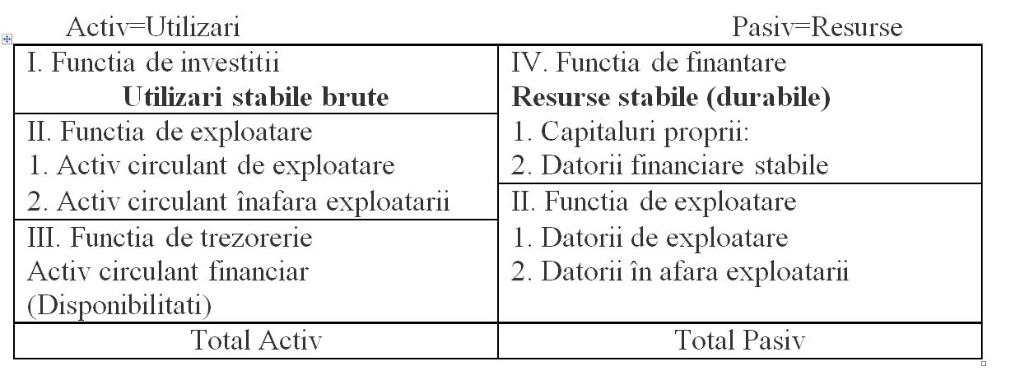 Rolul bilantului functional in analiza economica a unei firme ...
