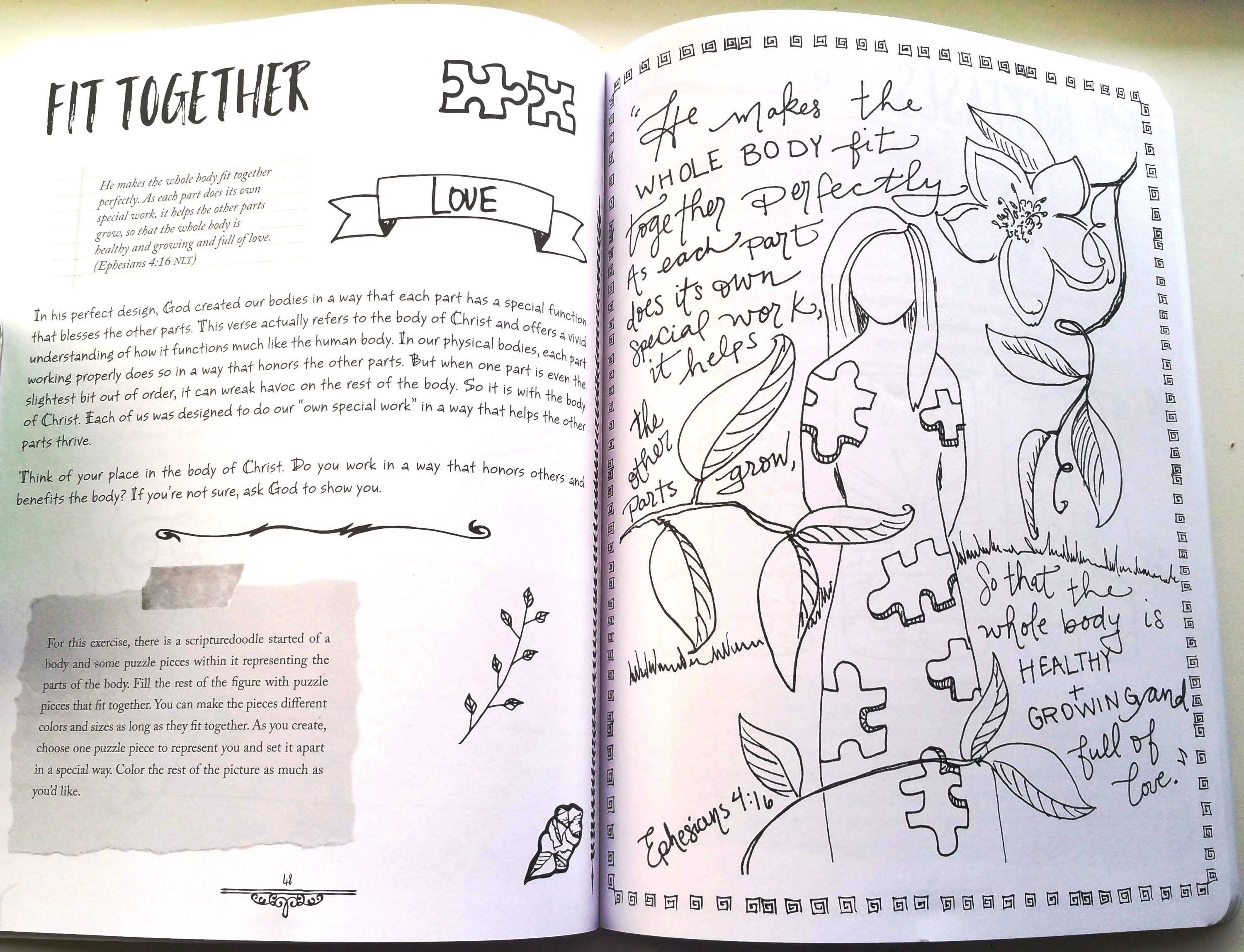 Learn How To Worship God Through Scripture Doodling | Create With Joy