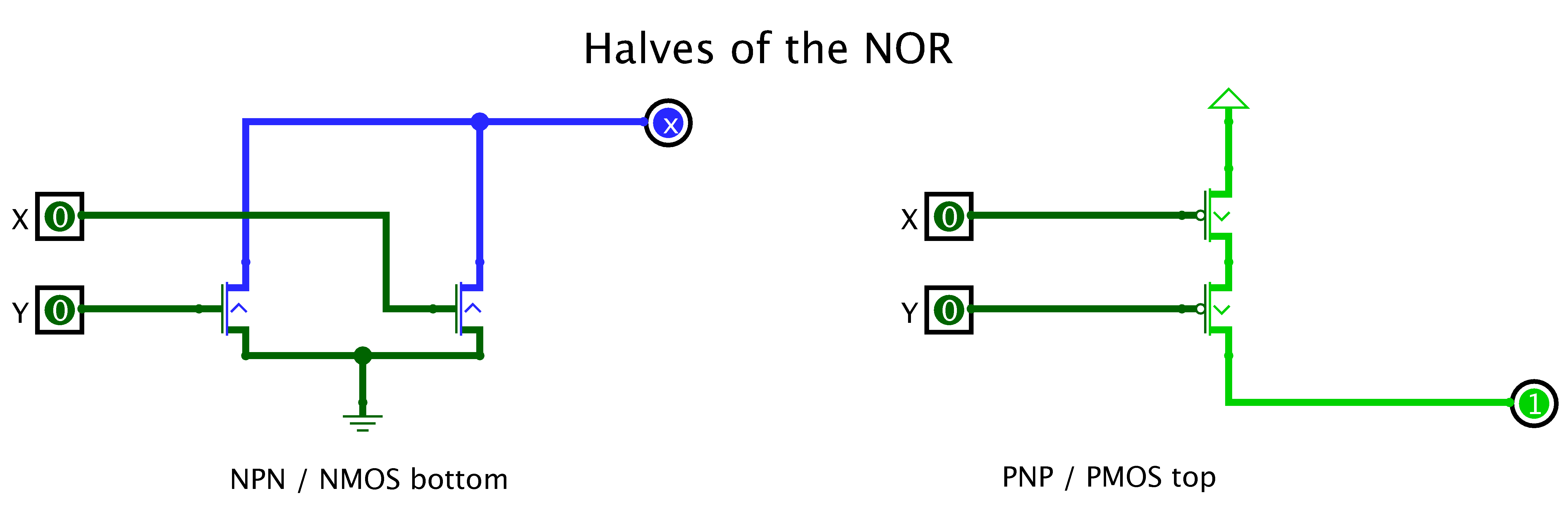 Nor Gate Circuit Diagram Using Transistor