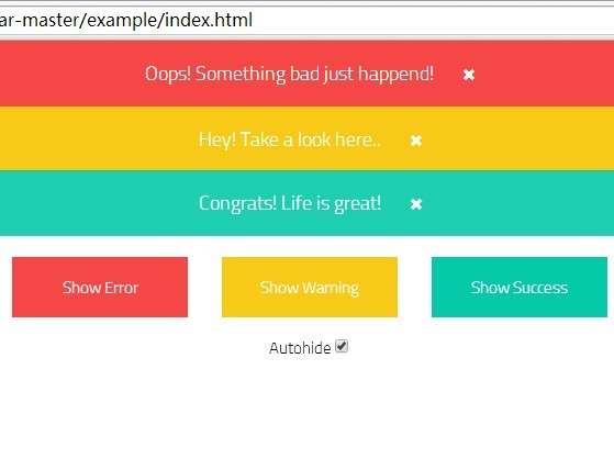 Animated Top Notification Bar With Angularjs And Css3 Css Script 7963
