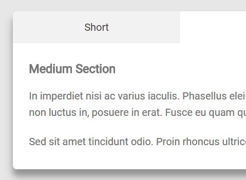 Pure CSS Tabs Component with Transitions Between Variable Heights | CSS ...
