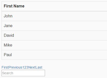 Pure JavaScript Dynamic Data Table - tabled.js | CSS Script