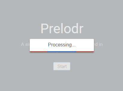 Google Inbox Inspired Preloader With Pure JavaScript - Prelodr | CSS Script