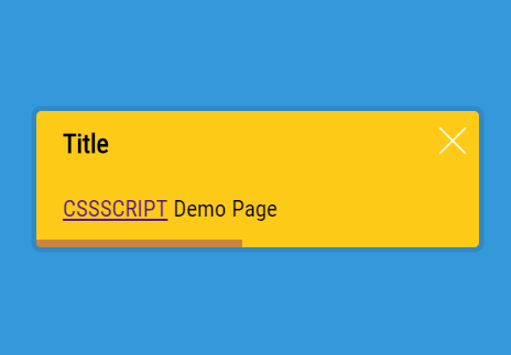 Customizable Message Toaster In Vanilla JavaScript - Toast | CSS Script