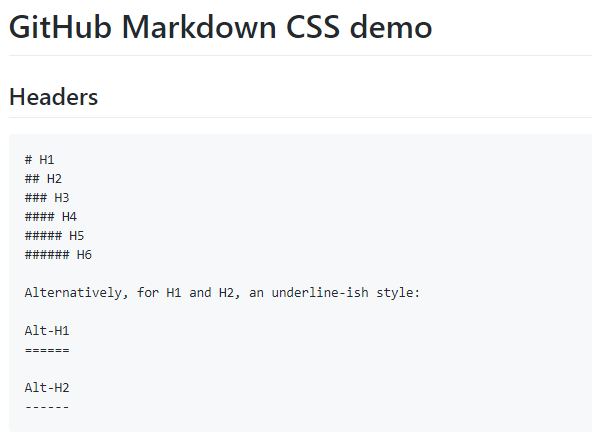 Css Library To Replicate The Github Markdown Style Markdowncss Css