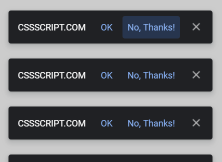 10 Best Snackbar Plugins In jQuery And Pure JavaScript (2024 Update) | jQuery Script