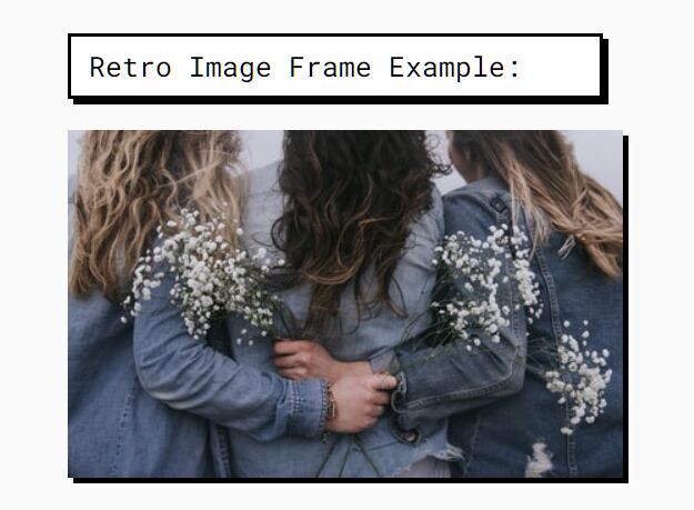 Animated Retro Button & Frame In Pure CSS - Buttons.css | CSS Script
