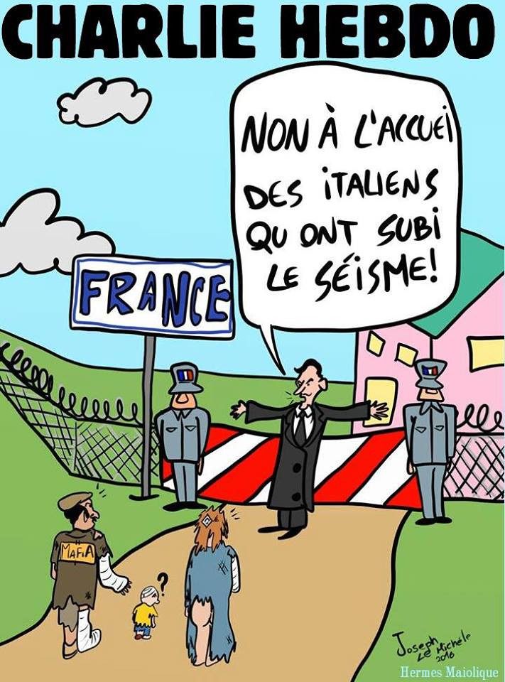 BUFALA La vignetta di Charlie Hebdo "Non fate entrare gli immigrati ...