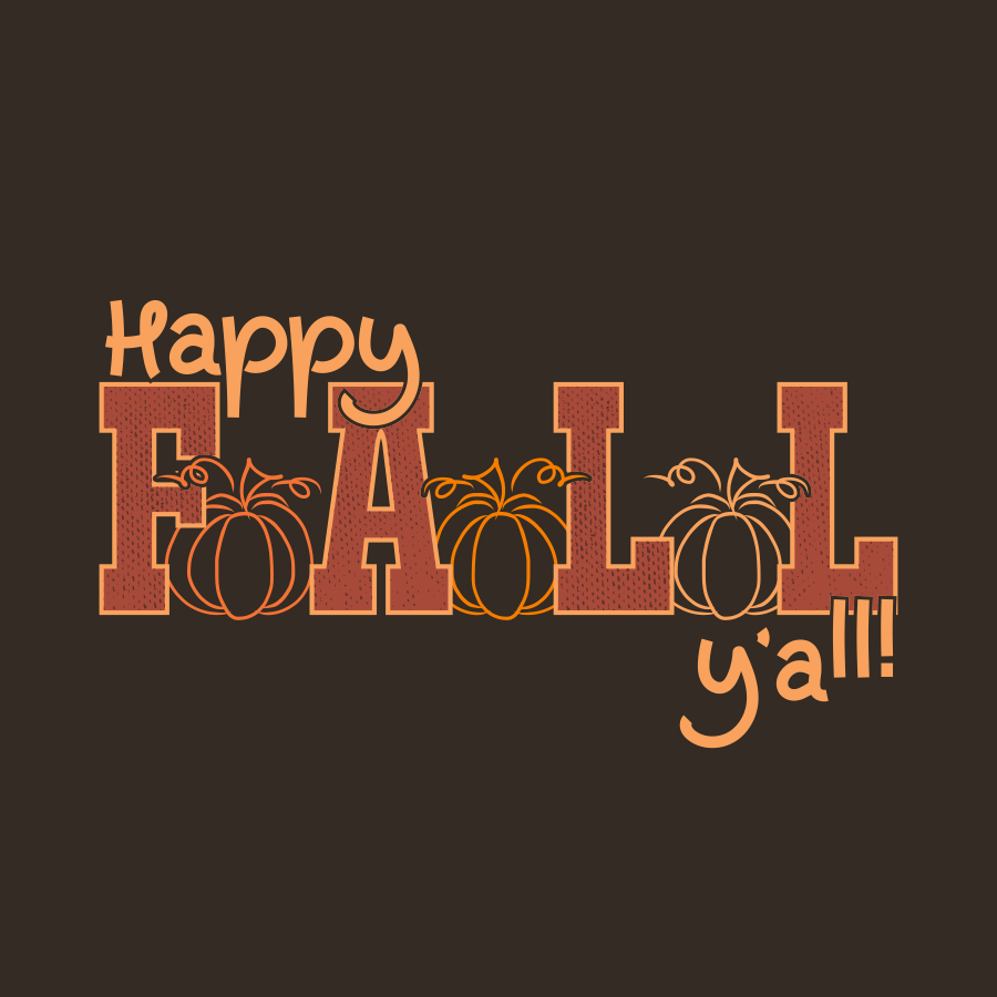 Happy Fall T-Shirt Design | Vector Design | Designs4Screen