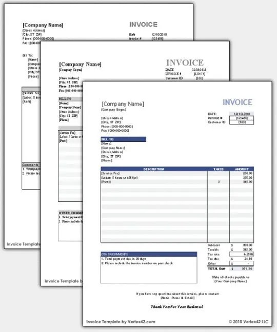 Como Crear Un Invoice En Excel - All Business Templates