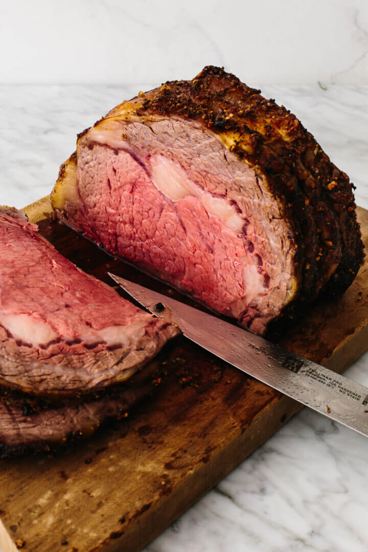Best No-Fail Prime Rib (Garlic Herb Crust) - Downshiftology
