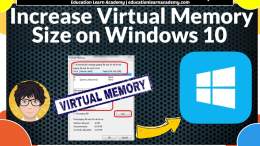 How To Change Windows 11 Virtual Memory Size Education Learn Academy