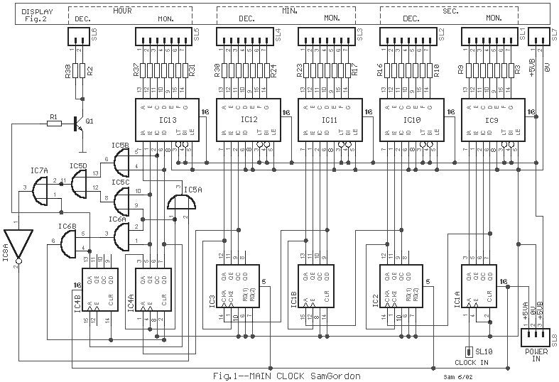 12 Hour Digital Clock Circuit Diagram - Wiring Digital and Schematic