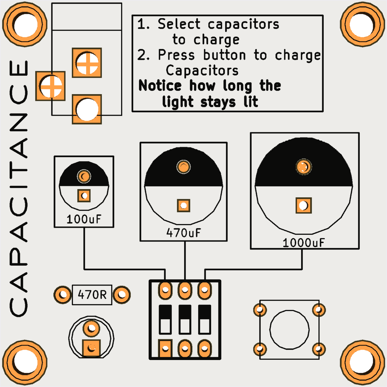 Capacitance Electronics Learning Board – eLearnTronics