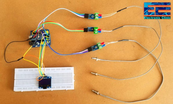 Multiple Max6675 Arduino based Industrial Temperature Monitoring System