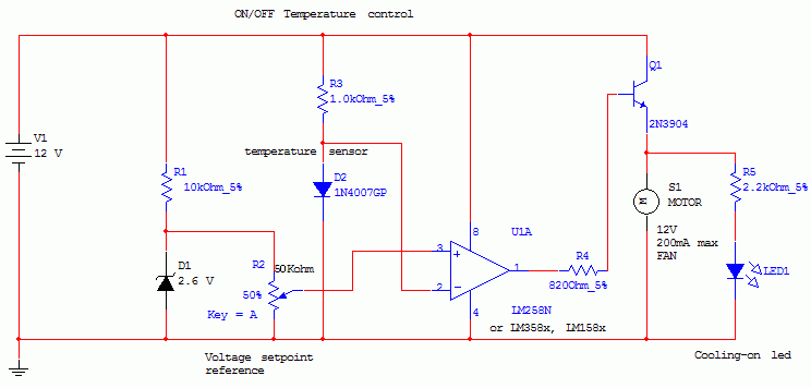 Circuit Diagram Of Temperature Controller