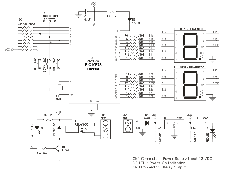 Digital Countdown Timer Schematic Diagram Wiring Way