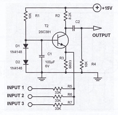 Mixer Audio Circuit Diagram