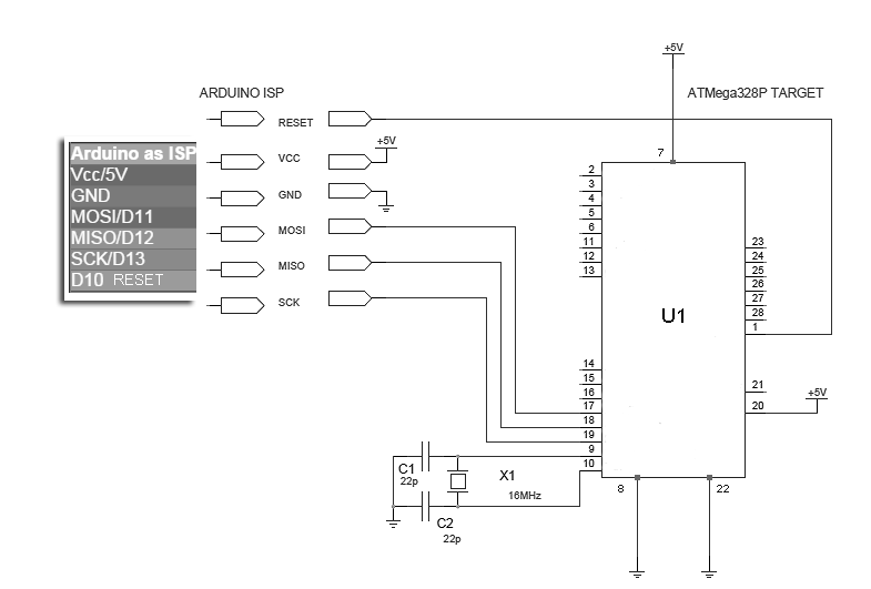 Arduino Uno Atmega328 Circuit Diagram