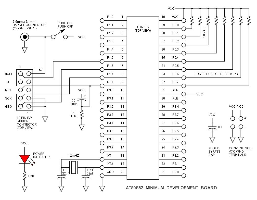 8051 Microcontroller Board Circuit Diagram - Circuit Diagram