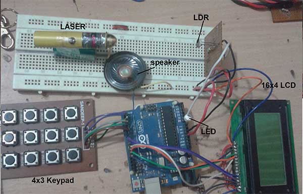 Laser Security System Project Circuit Diagram - Circuit Diagram