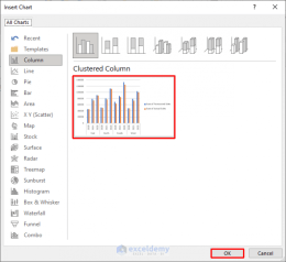 Insert A Clustered Column Pivot Chart In The Current Worksheet