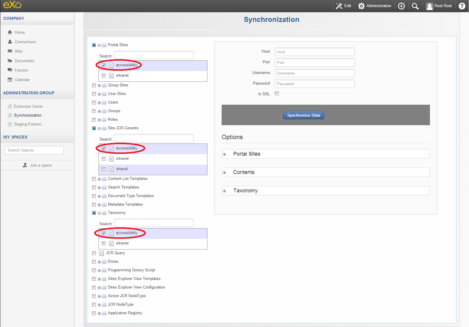 eXo : From staging to production with the Synchronization application