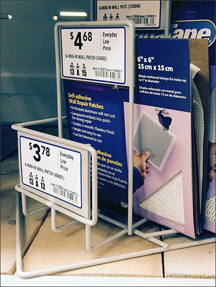 Wing-nutted Plastic Display Pegs – Fixtures Close Up