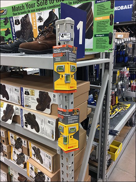 Bottom-Mount Pallet Rack Label Holder – Fixtures Close Up