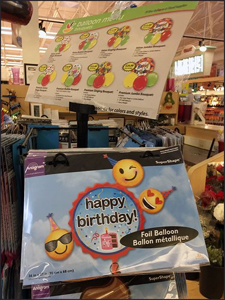 Balloon Loop Hook Spinner Rack With Menu – Fixtures Close Up