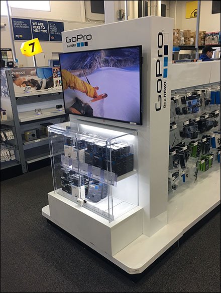 Acrylic Museum Case Base for GoPro – Fixtures Close Up